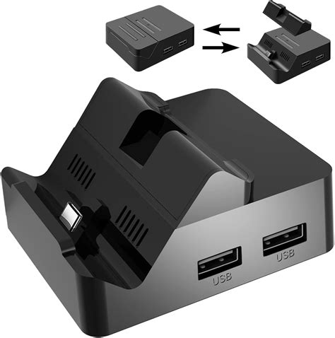 Amazon Com Switch Dock Docking Station For Nintendo Switch Switch OLED Charger Portable