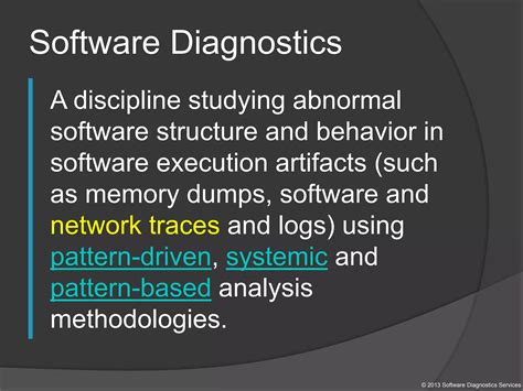 pattern oriented network trace analysis ppt