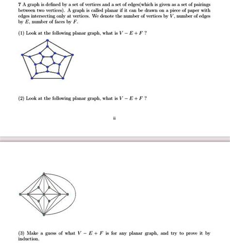 SOLVED A Graph Is Defined By A Set Of Vertices And A Set Of Edges Which Is Given As A Set Of