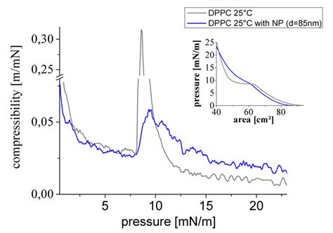 9 A Compressibility Of A Dppc Monolayer With And Without Silicic Download Scientific