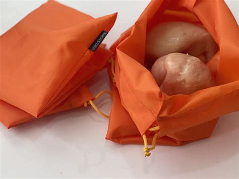 Rozetka Багаторазовий мішечок для риби мяса помаранчевого кольору Vs Thermal Eco Bag