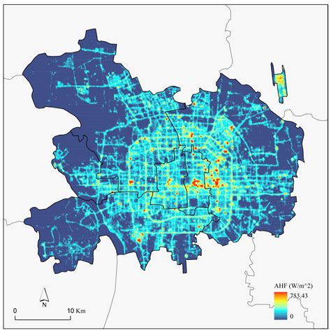 Sensors Free Full Text Spatially Explicit Modeling Of Anthropogenic Heat Intensity In