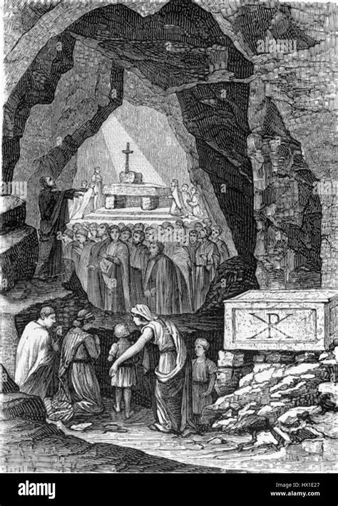 The Catacombs Of Saint Calixtus Located In Rome Served As An