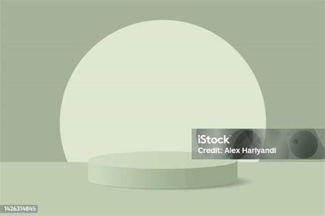 미니멀리스트 연단과 추상적 인 배경 구성을 렌더링하는 3d 벡터 장면 제품 디스플레이를위한 기하학 플랫폼 모양 장면의 3d