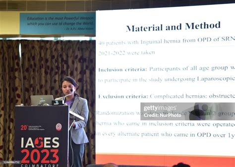 Dr Gayatri Rangra Speaks During Iages 2023 Indian Association Of