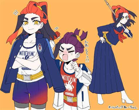 Kieran And Carmine Pokemon And 1 More Drawn By Bujinbb Danbooru