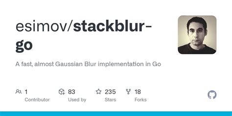 a fast almost gaussian blur implementation in go r golang