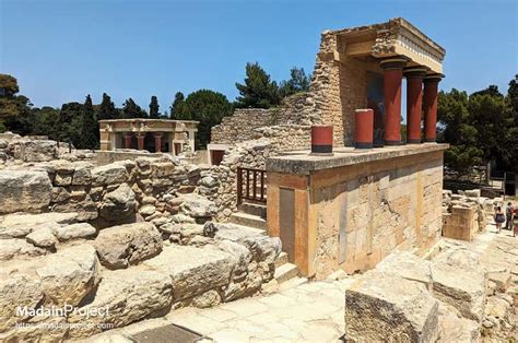 Minoan Palace Of Knossos Madain Project En
