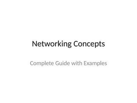 Networking Basics With Cisco Packet Tracer For Beginnerspdf