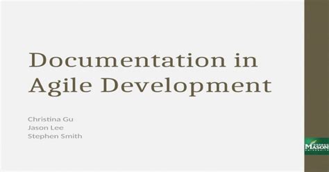 Ppt Documentation In Agile Development Dokumentips