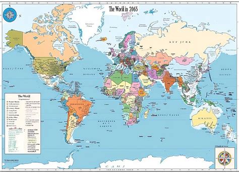 Un Mapa Del Mundo Del Siglo Xix Foto Premium