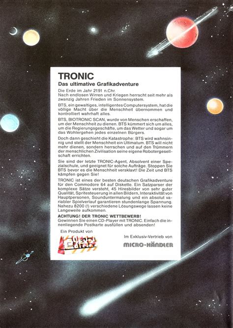 Big Box Collection Tronic 1986 C64 De