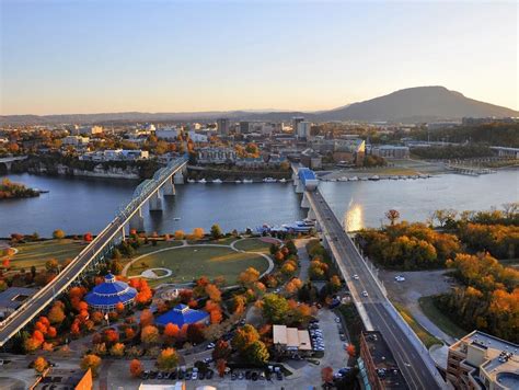 Discover Chattanooga Coolidge Park Tennessee River Downtown Lookout