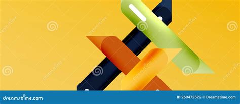 Trendy Vector Geometric Abstract Background Design Stock Illustration Illustration Of Flyer