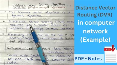 Explain Distance Vector Routing Algorithm With Examples Computer Networks Tutorials In Hindi
