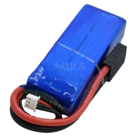 7 4v 2s 3000mah 30c 锂电池 Trx插头