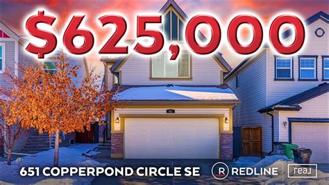 Calgary Property Tour 651 Copperpond Circle Se Copperfield Youtube