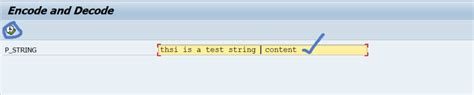 Encode And Decode String For Security Reason In Sap Sapcodes