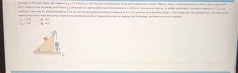 Solved A High Speed Projectile Hits A Stationary Wooden