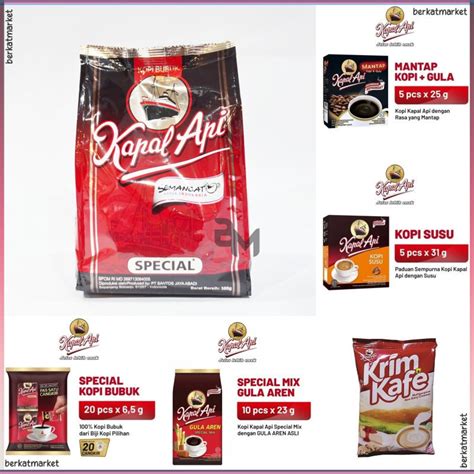 Jual Kopi Kapal Api Special Spesial Mix Bubuk One Susu Mantap Harga Mocha 3 In 1 Classic