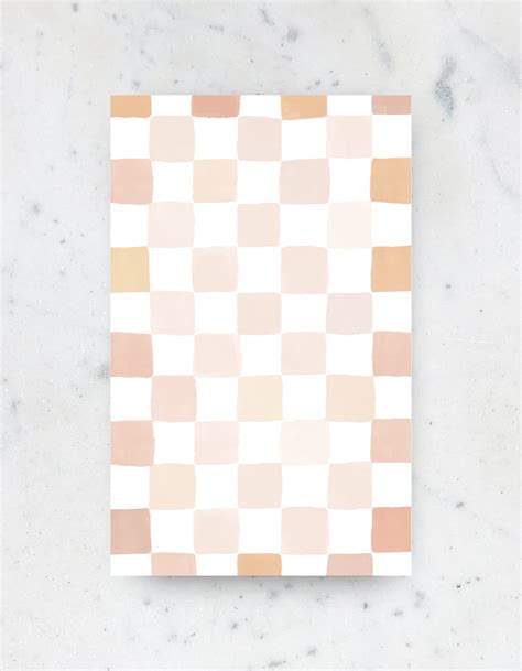 Nude Checks Notepad Idlewild Co