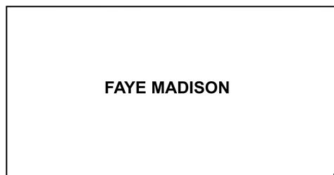 Obituary Faye Madison
