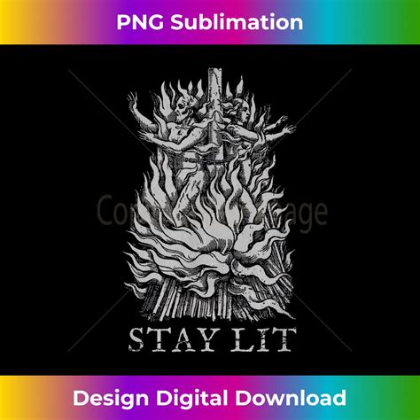 Occult Stay Lit Burning Witch Satan Devil Hell Antich Vibr Inspire