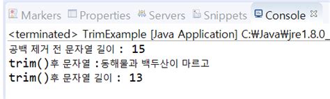 Java 자바 문자열 공백제거 방법 Trim 피알아이브이에이티이