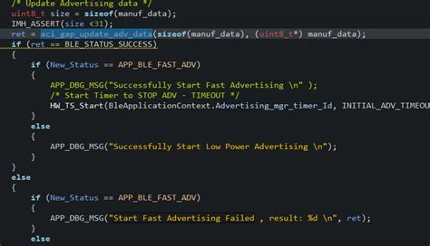 Solved Ble Start Fast Advertising Failed Stmicroelectronics Community