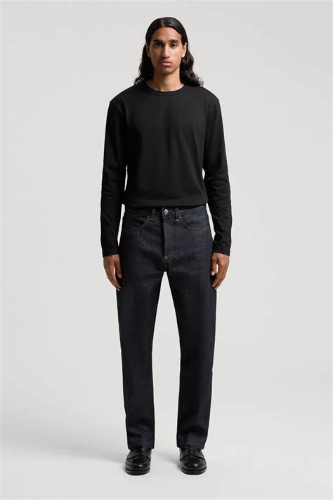 Raw Denim Loose Jeans Organic Cotton Denim Asket