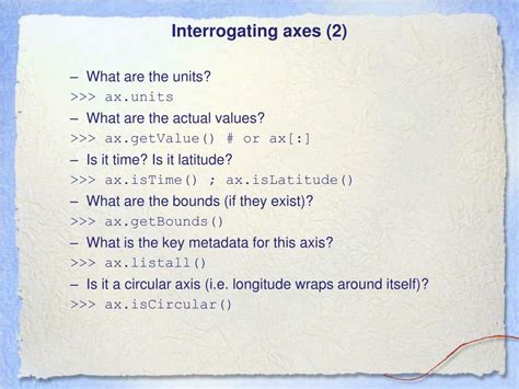 Ppt A Quick Guide To Reading Manipulating Plotting And Writing Data In Cdat Powerpoint