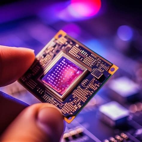 Premium Ai Image A Digital Connection Electronic Device Chip