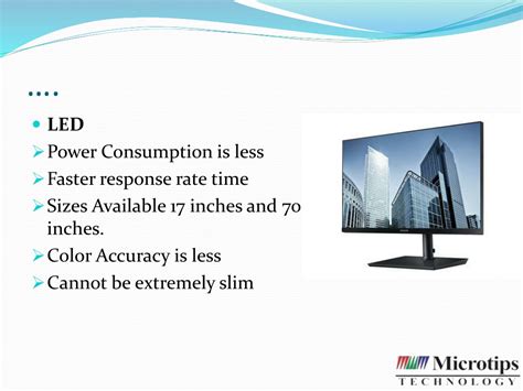 PPT LCD Vs LED Which One Is Better Microtips Technology PowerPoint Presentation ID
