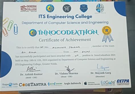 Aadarsh Thakur On Linkedin Hackathon Techinnovation Teamwork Achievement Proudmoment
