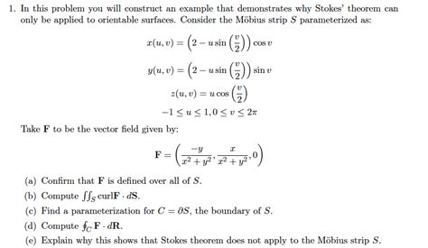 Solved 1 In This Problem You Will Construct An Example