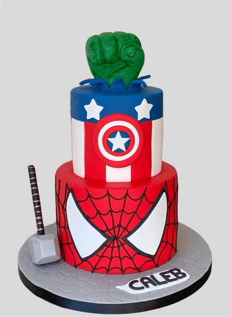 Avengers Birthday Cake Ideas Images Pictures