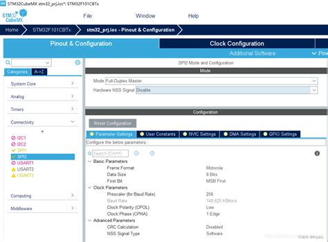 Stm32的hal库spi操作master 模式 根据时序图配置spistm32 Hal配置spi Csdn博客 Stm32的hal库spi操作master 模式 根据时序图配置spistm32 Hal配置spi Csdn博客