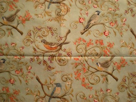 Legacy Studio Bird Pattern Fabric 1 Yard