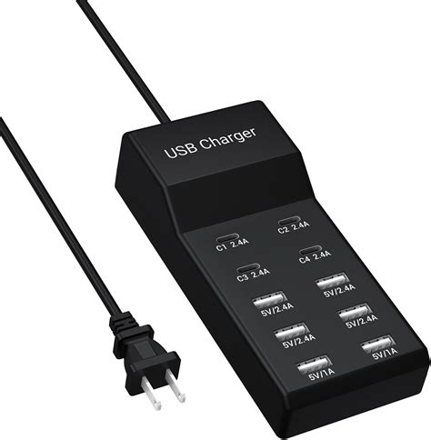 Amazon Com Resypey Port USB C Charger Block USB A Port USB C Port W A Multiport