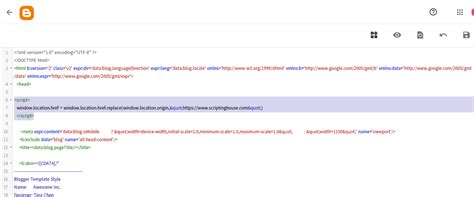 Migrate Eblogger To Wordpress How To Add A Java Script Redirect A