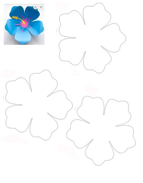 Moldes A Paper Flower Girl