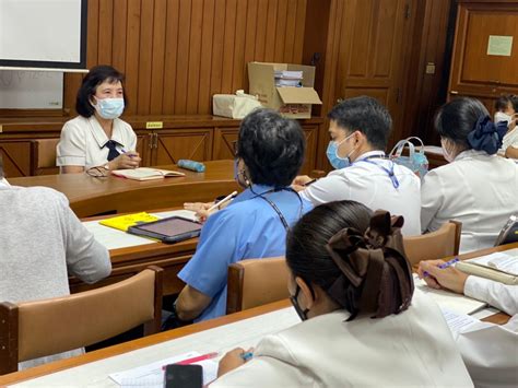 ฝ่ายมาตรฐานคุณภาพ จัดการประชุมเพื่อรายงานความคืบหน้าในการตรวจประกันคุณภาพภายใน