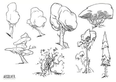 Pin by Jane Antonova on рисунок Sketches Landscape sketch Tree sketches