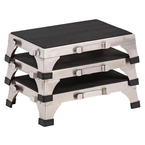 Clinton Stainless Steel Stacking Step Stool Ss 190