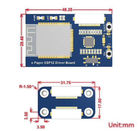 WiFi And Bluetooth E Paper Driver Board ESP Wireless