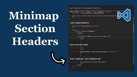 Vs Code Minimap Section Headers Youtube Vs Code Minimap Section Headers Youtube
