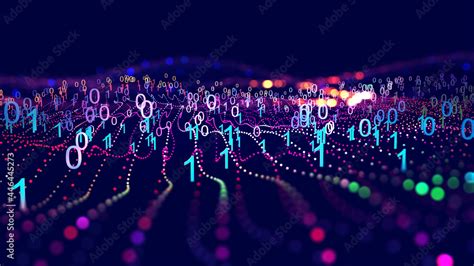 Information Field Binary Code Data Encoding Data Flow Digital