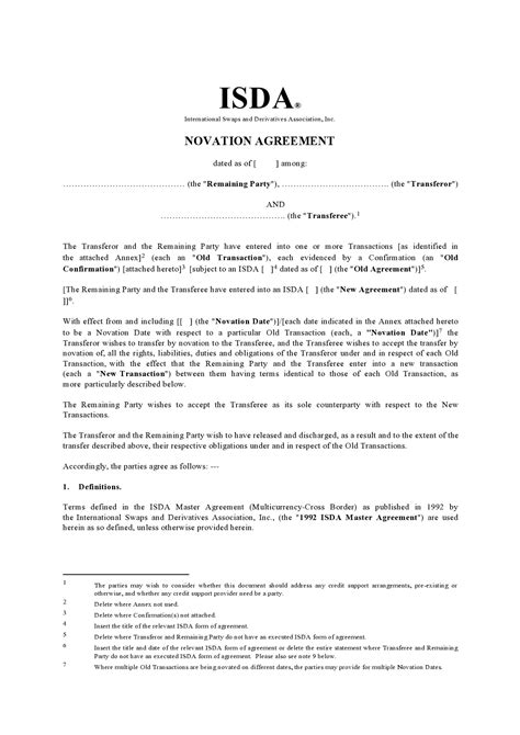26 Free Isda Agreements Free Contracts Templatearchive