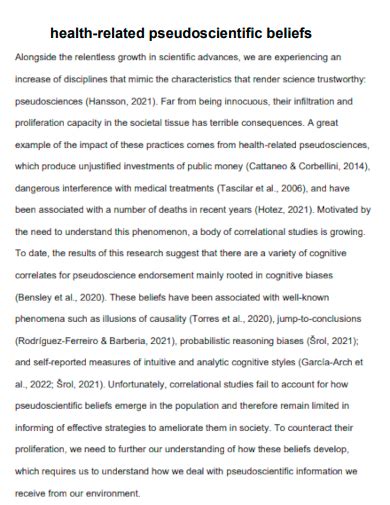33 Pseudoscience Examples
