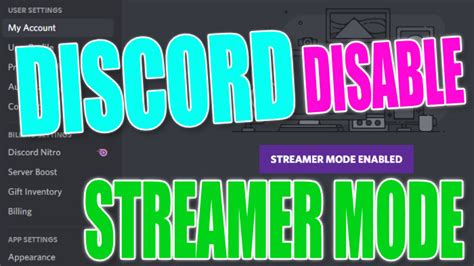 Discord Cant Edit User Settings As Streamer Mode Is Enabled Computersluggish
